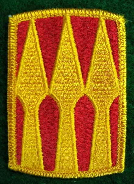 U.S.VIETNAM ORIGINAL 1968 3RD Support Brigade Militaire Manche Patch ...