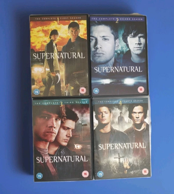 SUPERNATURAL: COMPLETE SERIES 1, 2, 3, 4, Season 1-4 , 25 Disc DVD Box Set UK £19.99 - PicClick UK