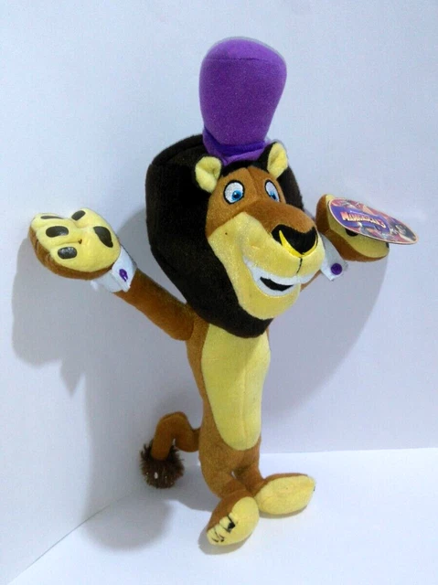 DREAMWORKS MADAGASCAR 3 Alex The Lion Plush Soft Toy Film TV Figure ...