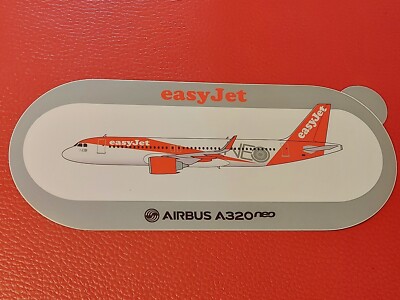 AIRBUS STICKER - Easyjet Airlines A320 NEO EUR 4,65 - PicClick IT