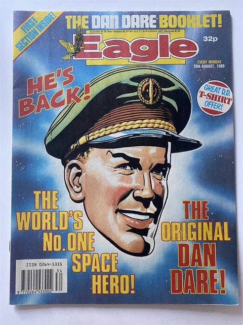 EAGLE COMIC 26TH August 1989 Dan Dare Booklet pages EUR 4,18 - PicClick IT