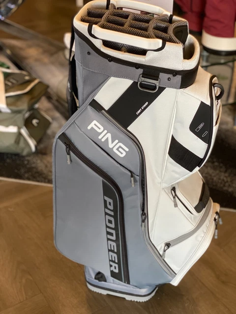 PING PIONEER GOLF Cart Bag - GREY/WHT - BRAND NEW £175.00 - PicClick UK