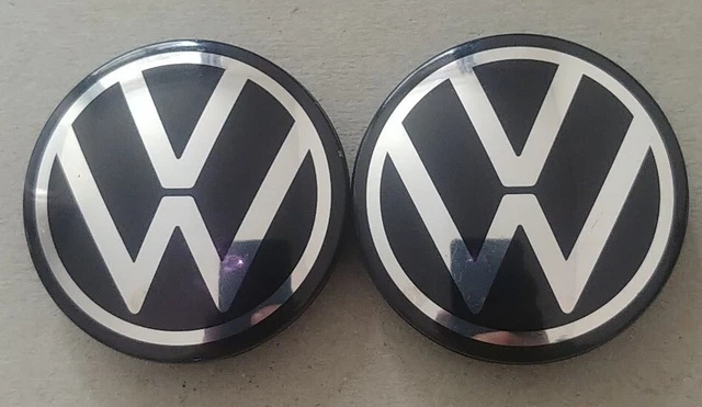 2 X GENUINE VW POLO T-ROC ALLOY WHEEL CENTRE CAPS 1S0601171 x 2 OEM ...