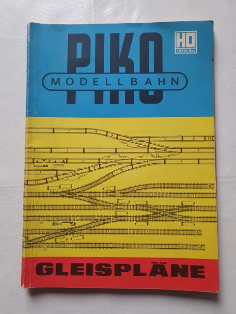 PIKO MODELLBAHN EISENBAHN Gleispläne H0 Modellbahnkatalog Preisliste EUR 19,95 - PicClick DE