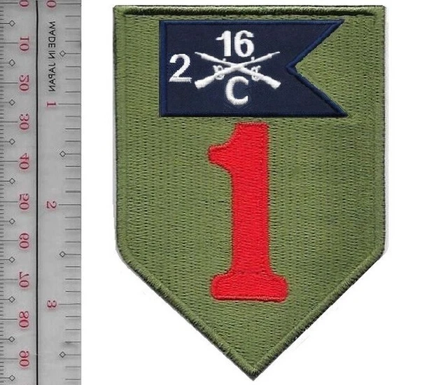 US ARMY 1ST Infantry Division 16th Regiment 2nd Battalion C Company ...