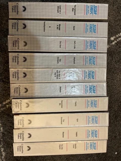 STAR TREK-THE NEXT Generation-VHS Lot of 10 Collector’s Edition EUR 9 ...