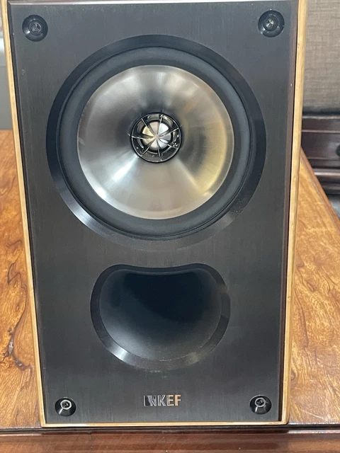 KEF XQ10 Bookshelf Speakers Red Khaya Mahogany Wood pair . £21.03 - PicClick UK