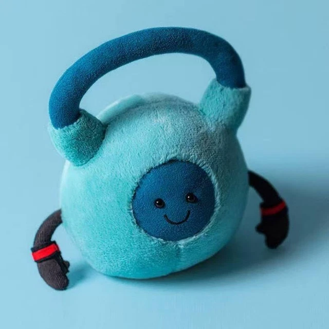 AMUSEABLES WORKOUT KETTLEBELL Plush Toy With Soft Short Plush For ...