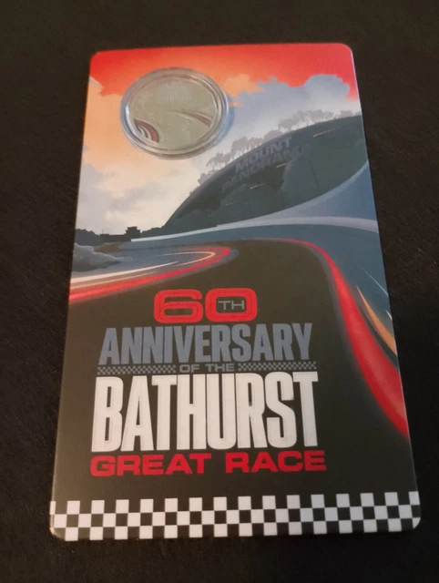 2023 60TH ANNIVERSARY of the Bathurst 1000 UNC Coloured 50c cent Coin ...