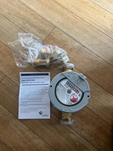 ELSTER KENT RANGE Volumetric Cold Water Meter 15Mm £60.00 - PicClick UK