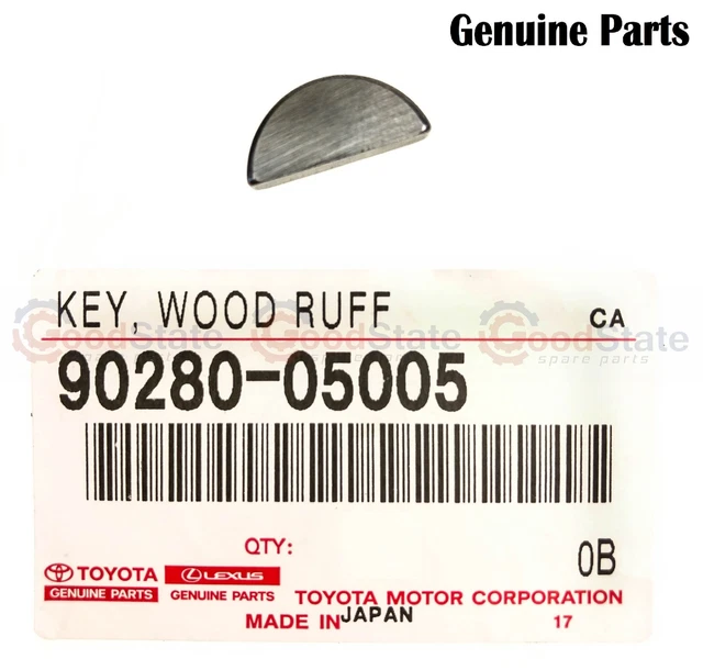 GENUINE TOYOTA LANDCRUISER 200 Series UZJ Crankshaft Pulley Woodruff ...