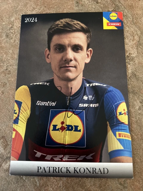 CYCLISME CYCLING WIELRENNEN Carte Dédicacée Patrick Konrad Lidl Trek 2024 EUR 1,39 - PicClick FR