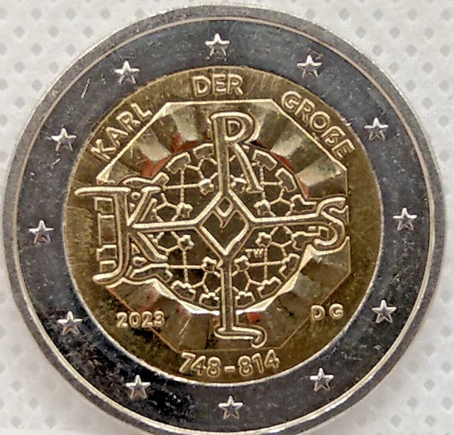 2 EURO UMLAUF Münze Karl der Große 2023 DG Sammlermünze EUR 100,00 ...