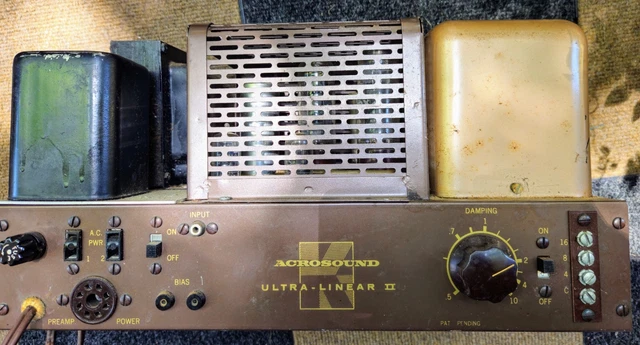 ACROSOUND ULTRA-LINEAR II Tube Power Amplifier Amp £278.18 - PicClick UK