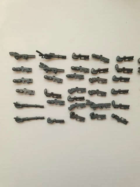 WARHAMMER 40K TAU Infantry Weapons Ion Rifle/Pulse Carbine/Rail rifle ...