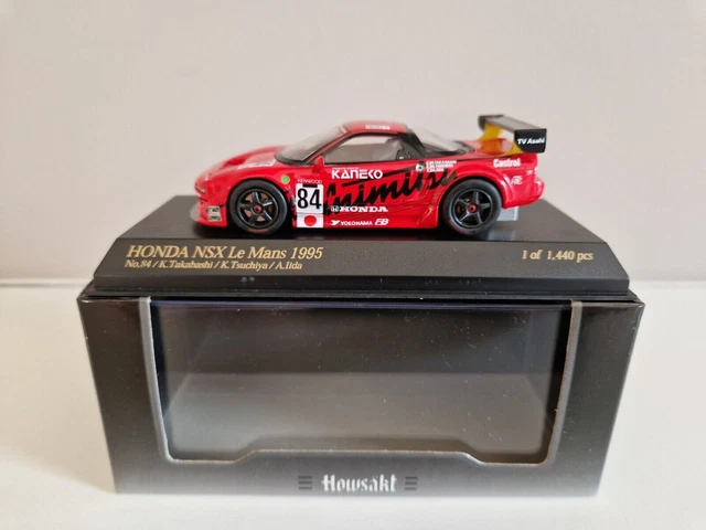 KYOSHO HOWSAKT 1/43 Honda NSX Takahashi/Tsuchiya/Iida - Le Mans 1995 ...