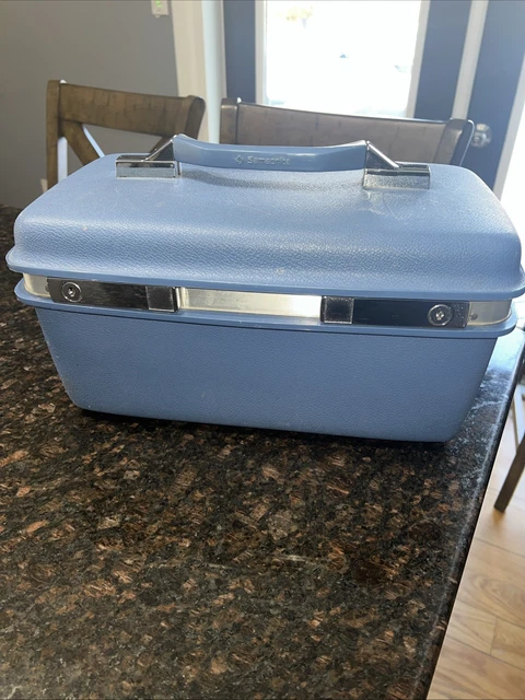 BLUE ︱SAMSONITE ︱TRAIN Case ︱Montebello II︱Makeup luggage︱Mirror︱Keys ...