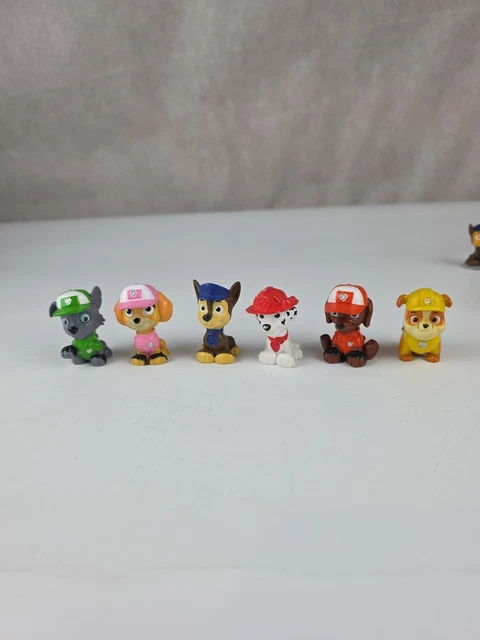 PAW PATROL: THE Mighty Pups Full Set of MiniFigures Nickelodeon Chase ...