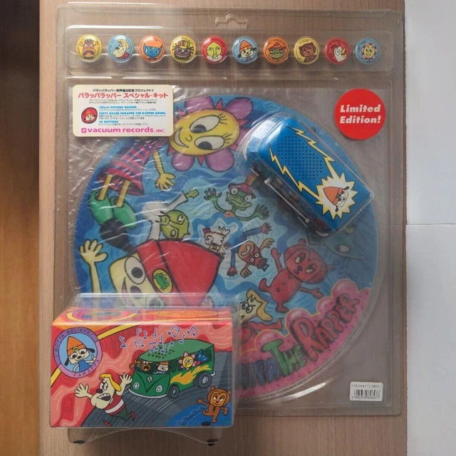 KIT SPÉCIAL PARAPPA the Rapper pour disque vinyle 12 pouces, badges en ...