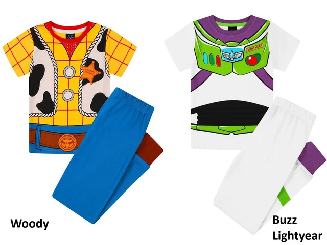 DISNEY TOY STORY Boys Woody Buzz Pyjamas New Kids Pjs New 2-3, 3-4, 4-5 ...