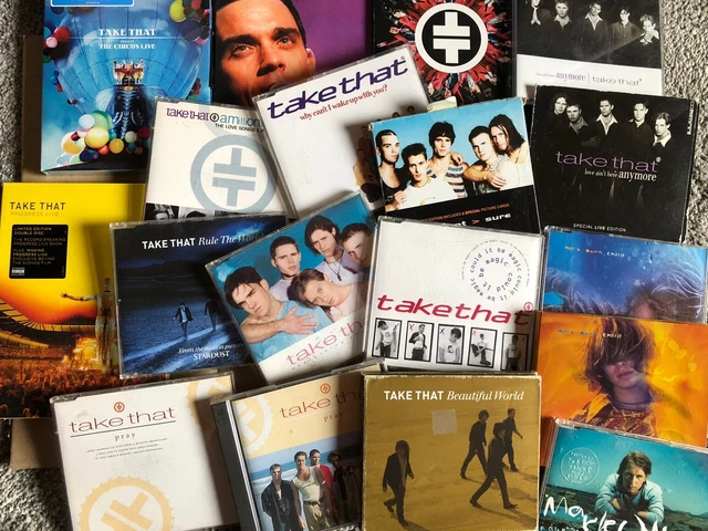 TAKE THAT/ROBBIE WILLIAMS/MARK Owen CDs/Dvds Bundle Progress & Circus ...