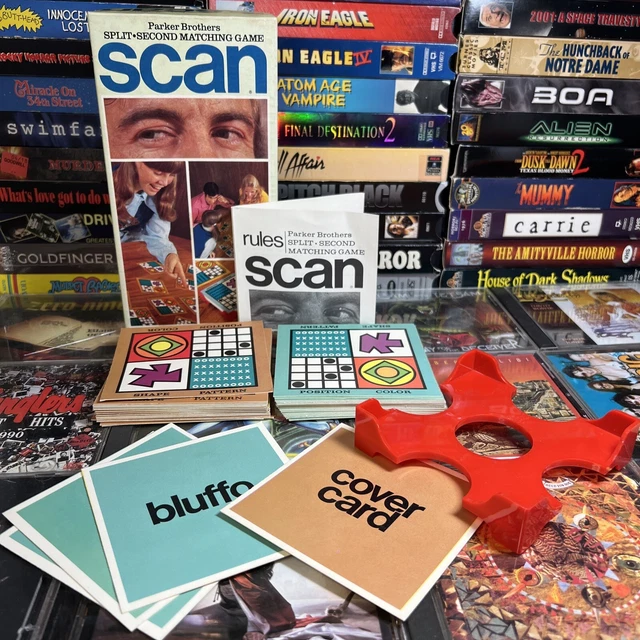 SCAN 1970 MATCHING Card Game Complete Original Box Parker Brothers ...