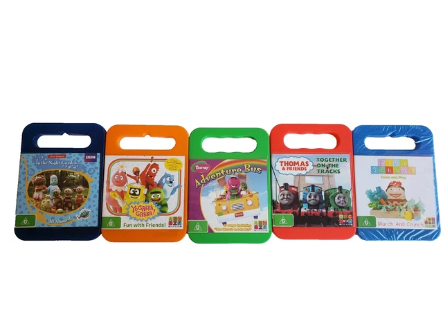 ABC FOR KIDS (DVD Bundle x 5) Munch and Crunch (new) Thomas, Barney, Yo ...