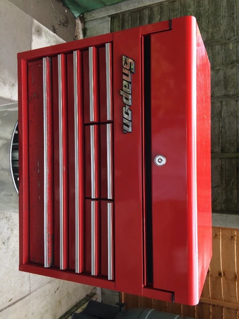 SNAP ON TOOLS 26” Top Box, 9 Drawers, KRA63B £280.00 - PicClick UK