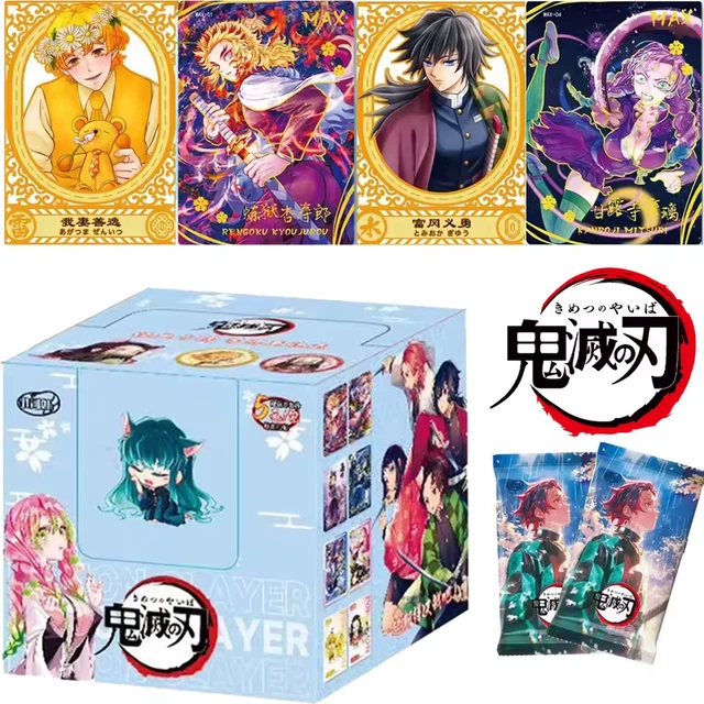 DEMON SLAYER X Pokemon Booster Box 100 Trading Cards Anime CCG TCG £19. ...
