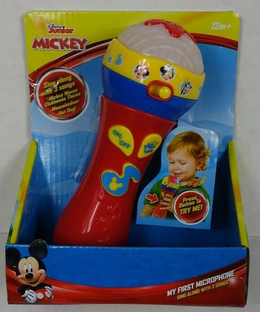 DISNEY JUNIOR MICKEY Mouse Sing Along My First Microphone Brand NEW £11 ...