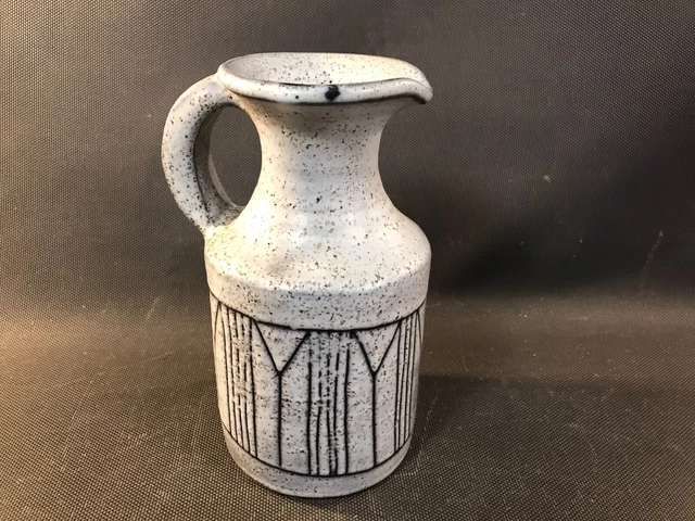 ANCIEN PICHET EN céramique signé l'atelier poterie contemporaine EUR 129,90 - PicClick FR