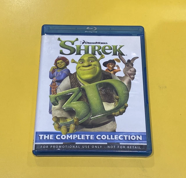 SHREK: THE COMPLETE Collection (Shrek, Shrek 2, Shrek The Third) 3D Blu ...