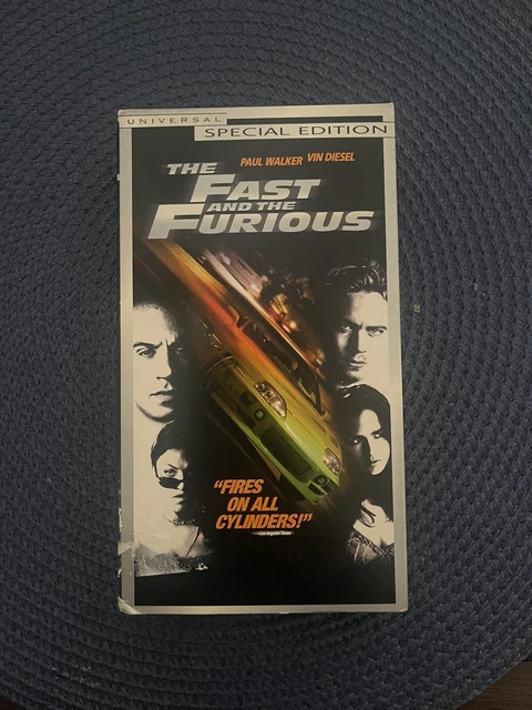 THE FAST AND the Furious (VHS, 2002, Special Edition Contains Bonus ...