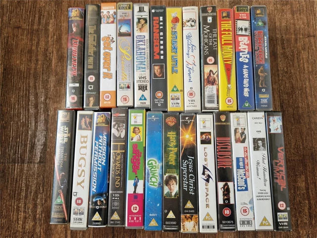 25 DIFFERENT FILMS, Movies - VHS Video Tapes - Mixed Bulk Lot #13 £14. ...