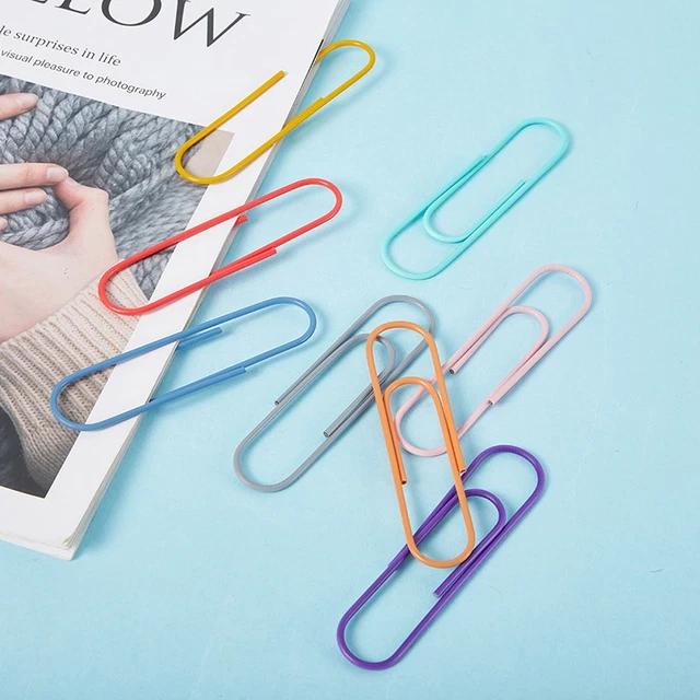 10PCS /LOT 100MM Paper Clips Large Giant Big Paper Clip Office Suppl*h ...