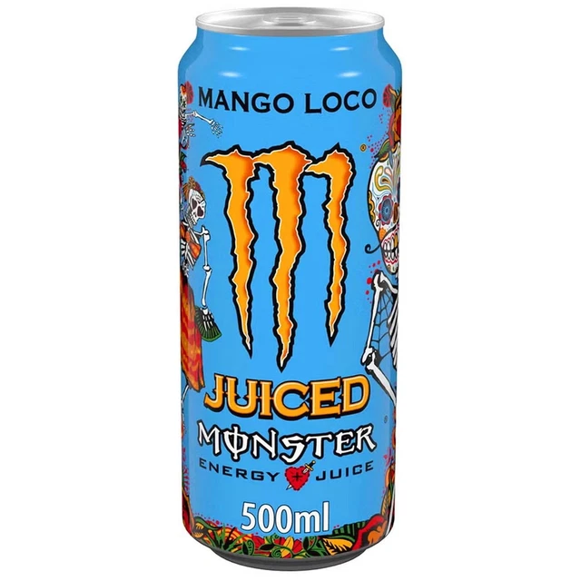 MONSTER ENERGY DRINK Exotic Mango Loco Juiced Cans Party Box Set Pack ...