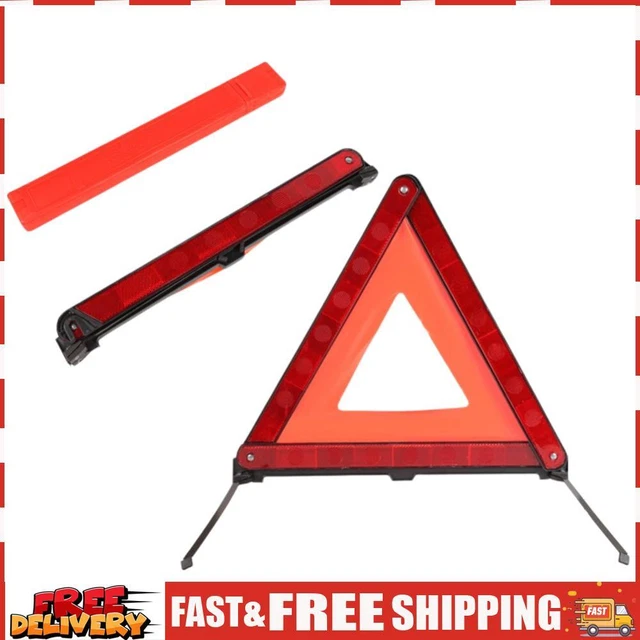 EMERGENCY WARNING SIGN Red Auto Stop Sign Breakdown Warn Safety Car ...