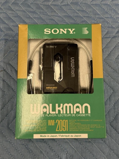 SONY WALKMAN WM-2091 New In Box. Never Used. Cassette Tape Player $475. ...