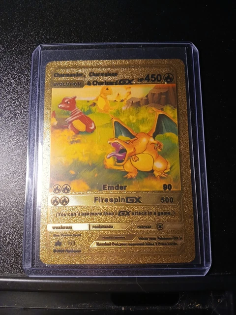 POKEMON CHARMANDER CHARMELEON Charizard GX Full Gold Foil Card $90.00 ...