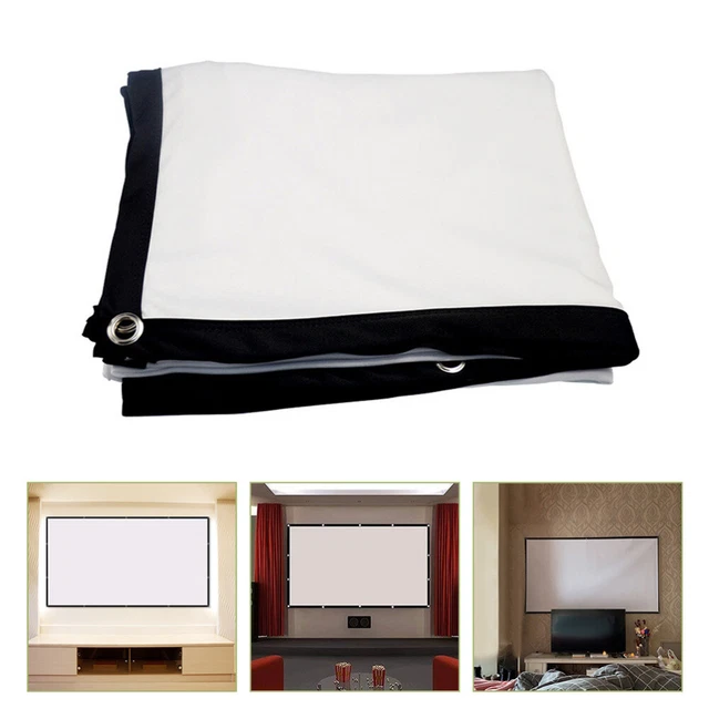CAMPING PROJECTOR SCREEN Portable Projector Screen Folding Projector ...
