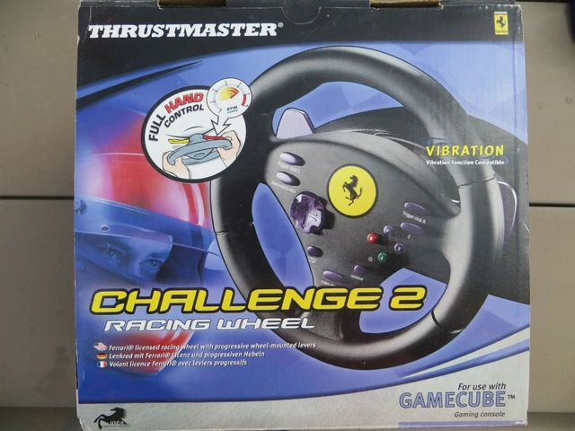 VOLANT THRUSTMASTER CHALLENGE 2 FERRARI pour Nintendo Gamecube NEUF EUR ...