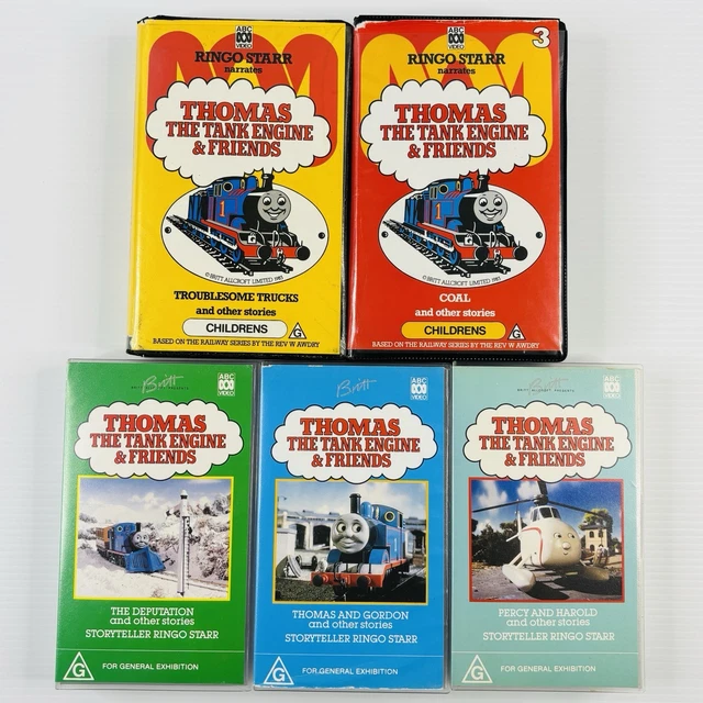 THOMAS THE TANK Engine & Friends VHS Bundle x5 Tracked Postage Tested ...