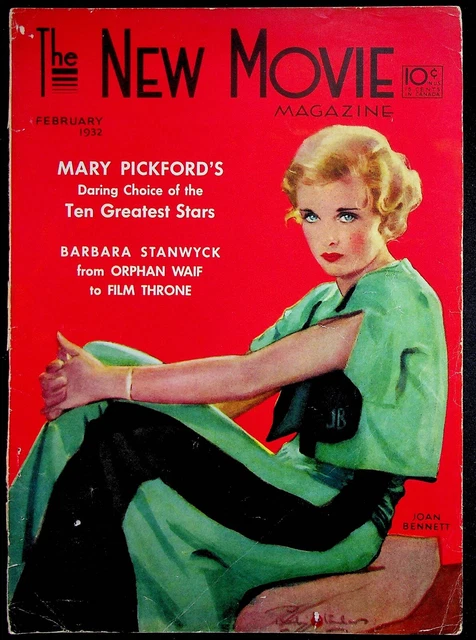 PERNRHYN STANLAWS COVER ONLY New Movie Magazine February 1932 Joan ...