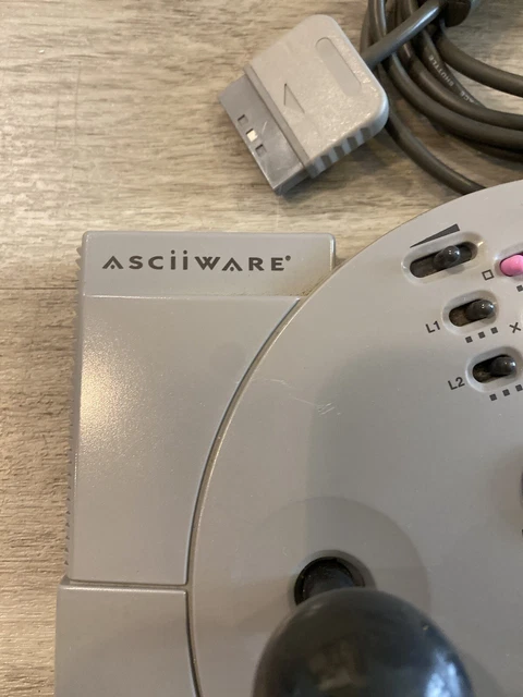 ASCIIWARE ASCII STICK Playstation PS1 Arcade Joystick Controller Tested ...