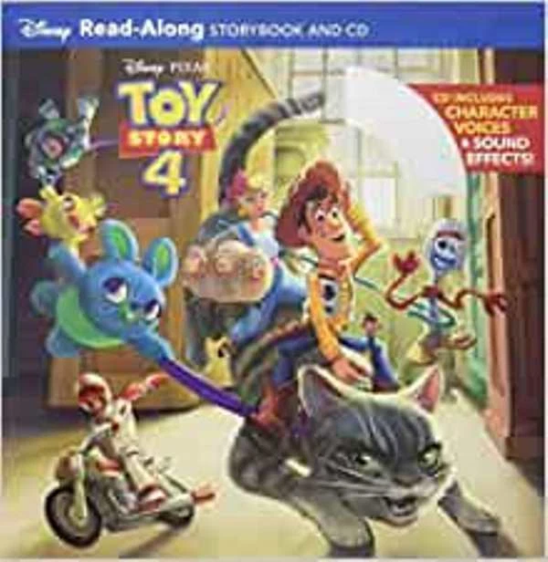 TOY STORY 4 Read-Along Storybook and CD, Disney Books, Excellent Book £ ...