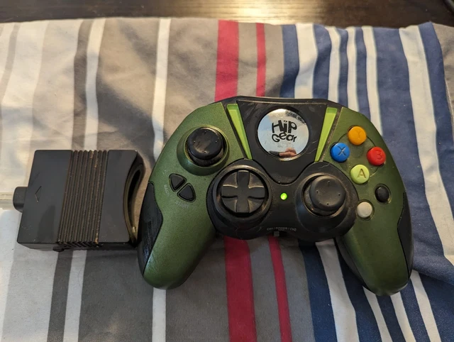 HIP GEAR ORIGINAL Xbox Wireless Controller LM576 With Receiver Tested ...
