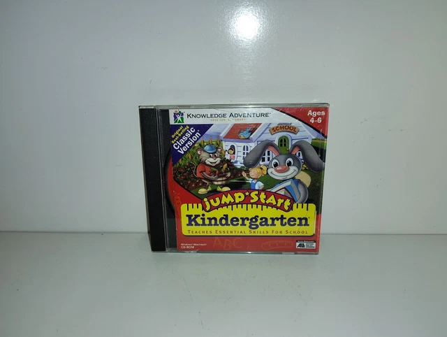 JUMP START - KINDERGARTEN, PC/MAC CD ROM 1996 Knowledge Adventure $9.99 ...