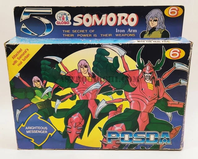 THE FIVE SAMURAI Troopers Posda Somoro Vintage 80 Globe Ko Bootleg Nib ...