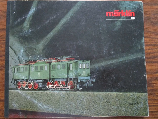 MÄRKLIN RAILWAY MODELS Catalogue Catalog Katalog Modellbahn 1986-1987 in German £9.60 - PicClick UK