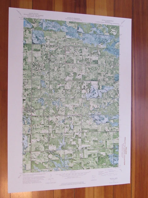 GRYGLA MINNESOTA 1976 Original Vintage USGS Topo Map EUR 31,26 ...